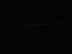 Elon Musk's Starlink satellites light up sky in south of England - BBC News