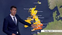 What do colours on the BBC Weather maps mean? - BBC Weather