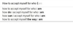How to accept myself for who I am? - BBC News