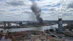 Greenwich blaze: Police investigating Studio 338 nightclub fire - BBC News