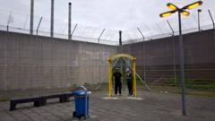 In pictures: The Dutch prison asylum seekers call home - BBC News
