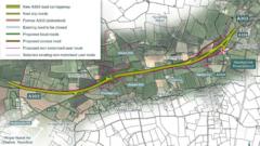 A303 traffic management introduced during road upgrade - BBC News