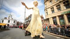Giant Lady Godiva puppet to join Platinum Jubilee procession - BBC News