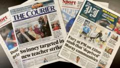 Fading newsprint: Scotland's newspapers struggle on - BBC News