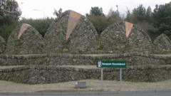 Truro's hedgehog roundabout named best in UK - BBC News