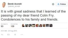 TV medium Colin Fry dies aged 53 - BBC News