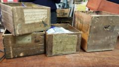 Two Ronnies 'Four Candles' sketch recreated in 280-year-old shop - BBC News