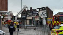 Easy Mobility Services destroyed in Clacton town centre fire - BBC News