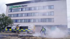 Boys, 16, admit violent disorder during Rotherham hotel riot - BBC News