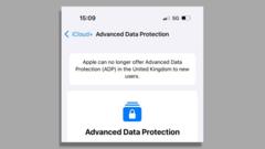 Apple pulls data protection tool after UK government security row - BBC ...