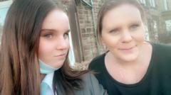 Alice Ruggles and Holly Newton mums seek domestic abuse awareness - BBC ...