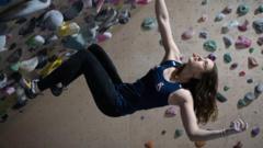 Wall or nothing: 17-year-old Ava is UK's fastest woman climber - BBC News