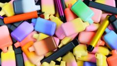 Vaping: Irish government approves plans to ban disposable vapes - BBC News