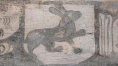 Cumbria Tudor lodge restoration reveals rare 'beast' paintings - BBC News