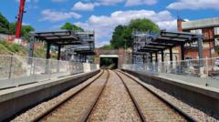 Work continues on Birmingham Camp Hill Line railway project - BBC News