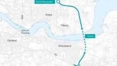 Lower Thames Crossing: The government's road for Essex and Kent - BBC News