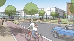 Greater Manchester's Atom Valley major development work under way - BBC ...