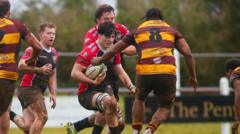 Cornish Pirates beat Ampthill 45-24 in Champ clash at Camborne - BBC Sport