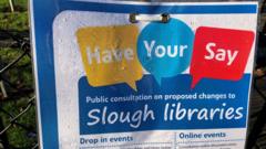 Slough library closures: Hundreds sign petition opposing plans - BBC News