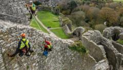Corfe Castle's King's Tower opens for first time since 1646 - BBC News