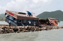 In pictures: Hurricane Beryl devastates Caribbean islands - BBC News