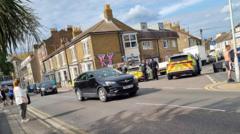 Child hit by Kent Police drone after cable 'not seen' by pilot - BBC News