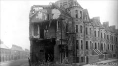 Cardiff's 'worst night' of Blitz remembered 70 years on - BBC News