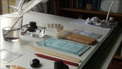 Female Torah scribe observes and battles tradition - BBC News