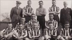 Spilsby Town FC replay 1881 match to mark anniversary - BBC News