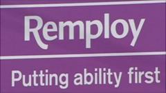 Porth Remploy workers stage protest over jobs fears - BBC News