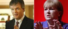 Lamont and Moore address independence in conference speeches - BBC News
