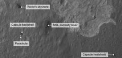 Nasa's Curiosity rover pictured on Mars by MRO satellite - BBC News