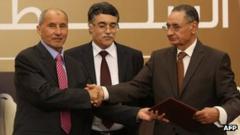 Libya's NTC hands power to newly elected assembly - BBC News