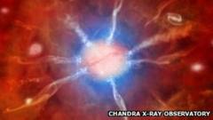 Galaxy cluster's 'starburst' surprises astronomers - BBC News