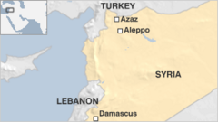Syria rebels agree Azaz ceasefire - BBC News