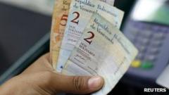 Venezuela devalues currency by 32% against the dollar - BBC News