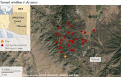 Arizona wildfire near Yarnell kills 19 firefighters - BBC News