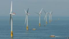 Greater Gabbard wind farm opens off East coast - BBC News