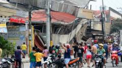 Deadly Philippine quake hits Bohol and Cebu - BBC News
