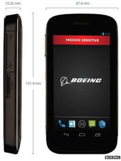 Boeing makes 'self-destruct' top secret smartphone - BBC News