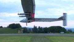 Solar Impulse: Global flight completes first leg - BBC News