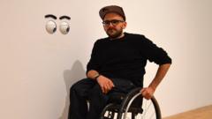 Artist Ryan Gander: Painting is 'an illogical act' - BBC News