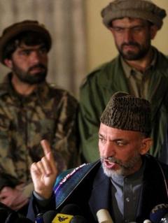 The Karzai years: From hope to recrimination - BBC News