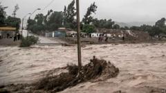 Chile floods death toll rises to 17 as clean-up begins - BBC News