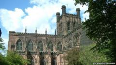 Scale model of Chester Cathedral to be made in Lego - BBC News