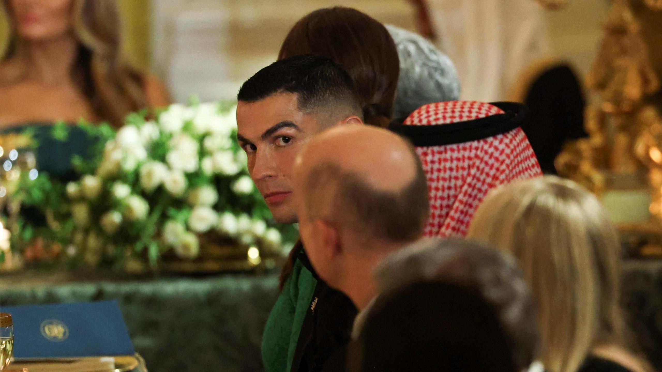 Cristiano Ronaldo attends White House dinner alongside Saudi crown ...