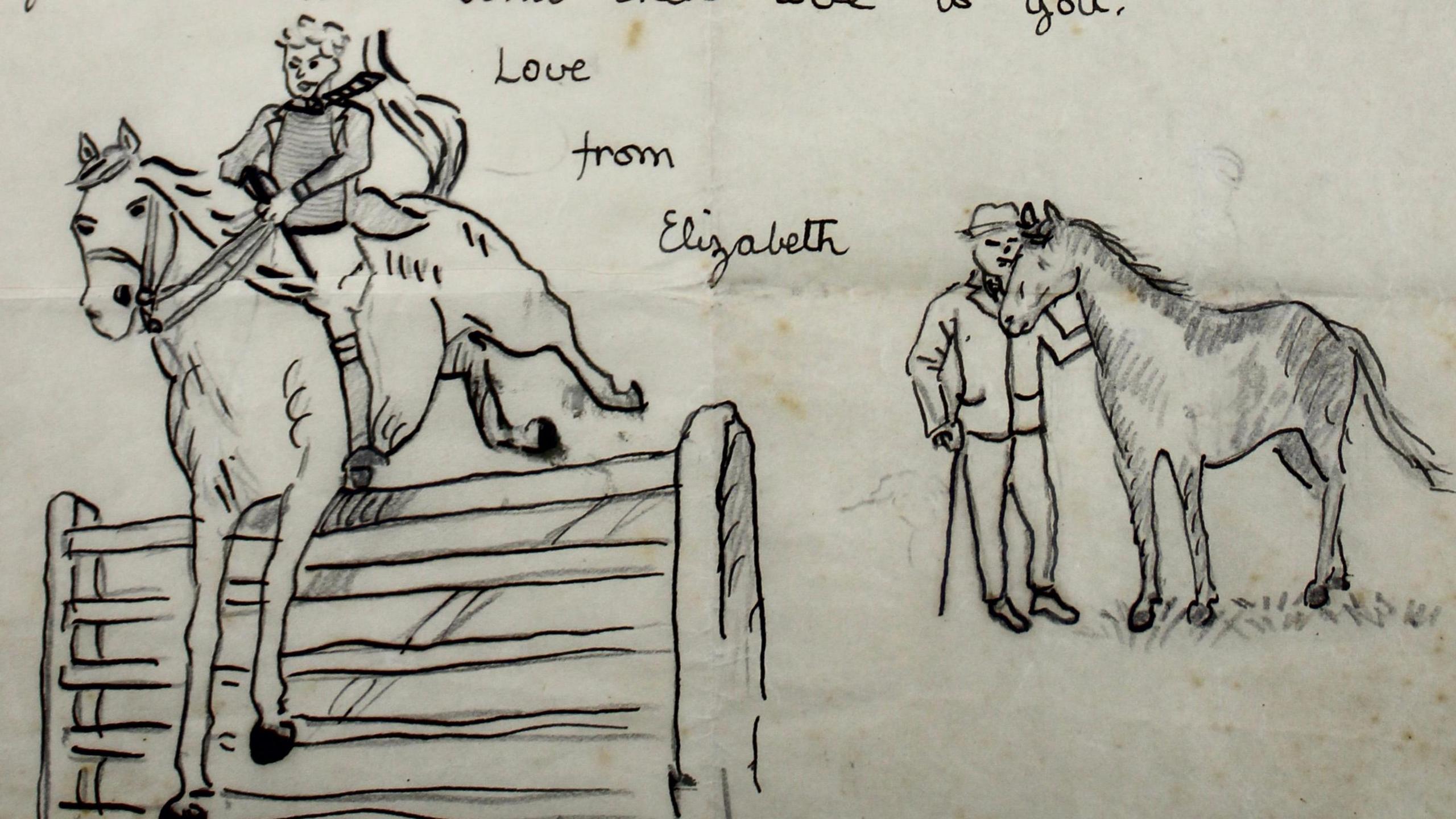 Letter by young Queen Elizabeth II to be auctioned in Kent - BBC News