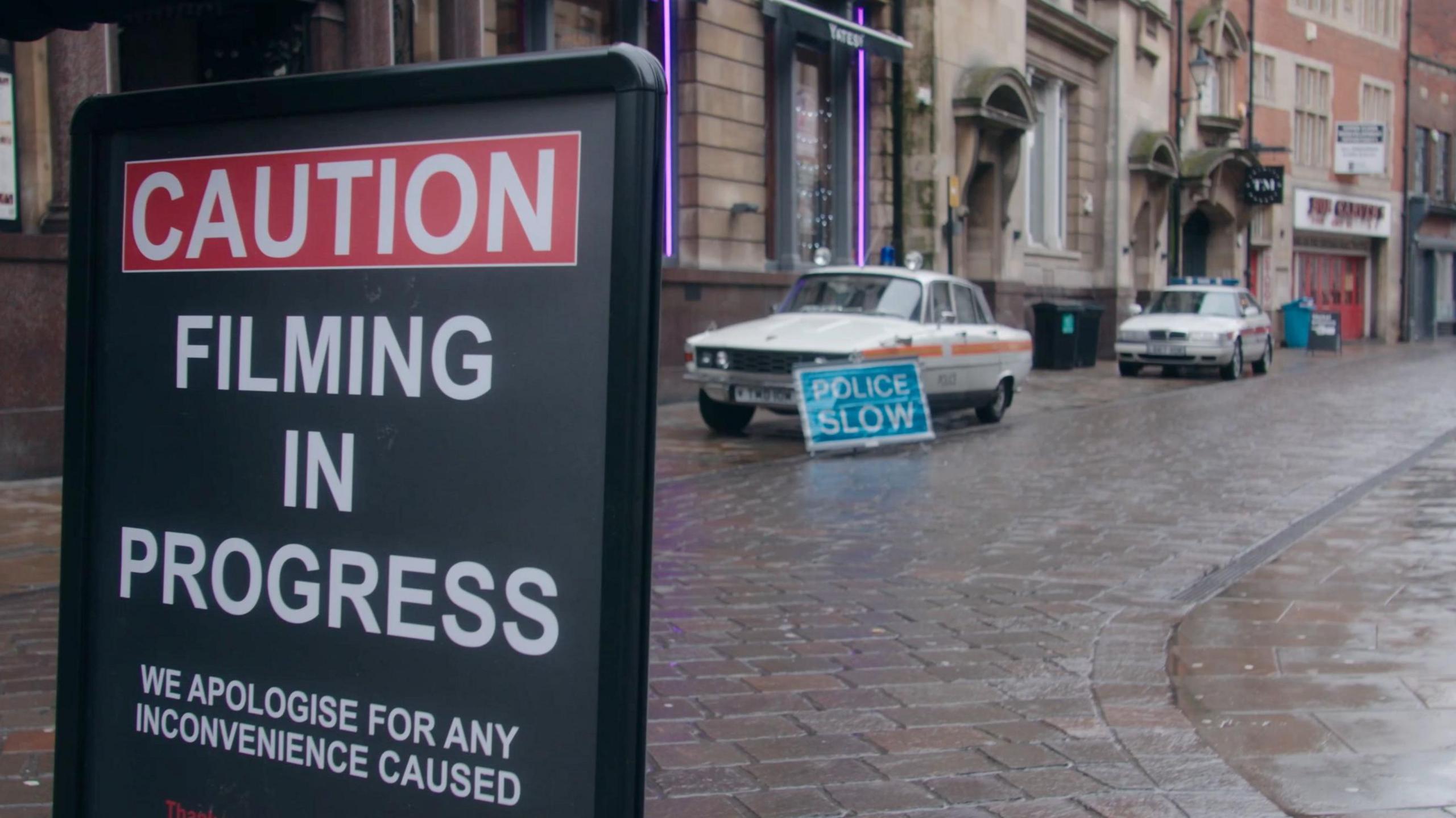 On set in 'Victorian' Hull with the filmmaker behind I Swear - BBC News