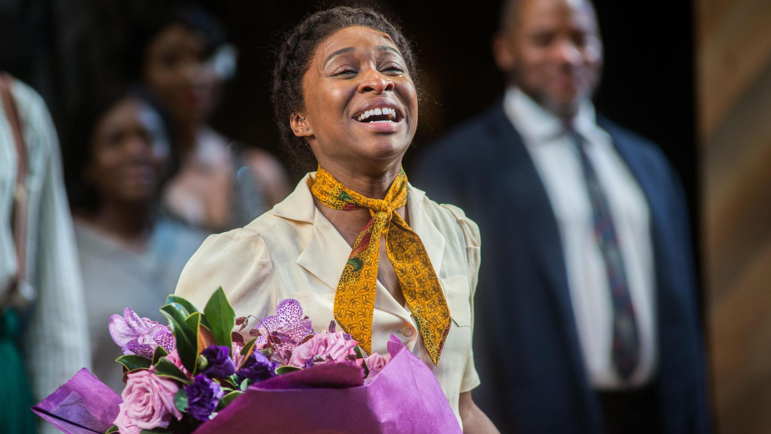 Cynthia Erivo's journey from nativity play solo to MBE - BBC News