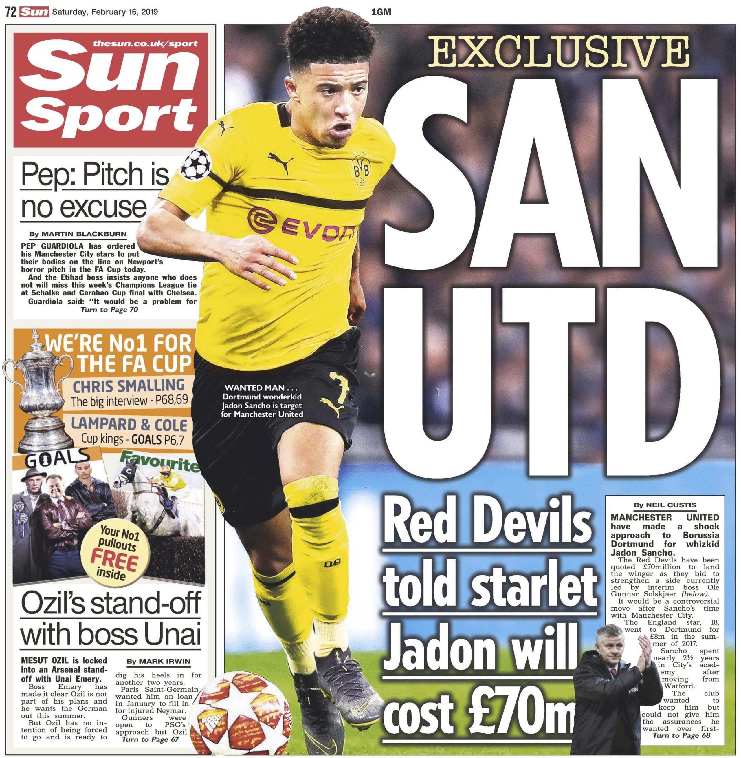 Saturday's back pages - BBC Sport